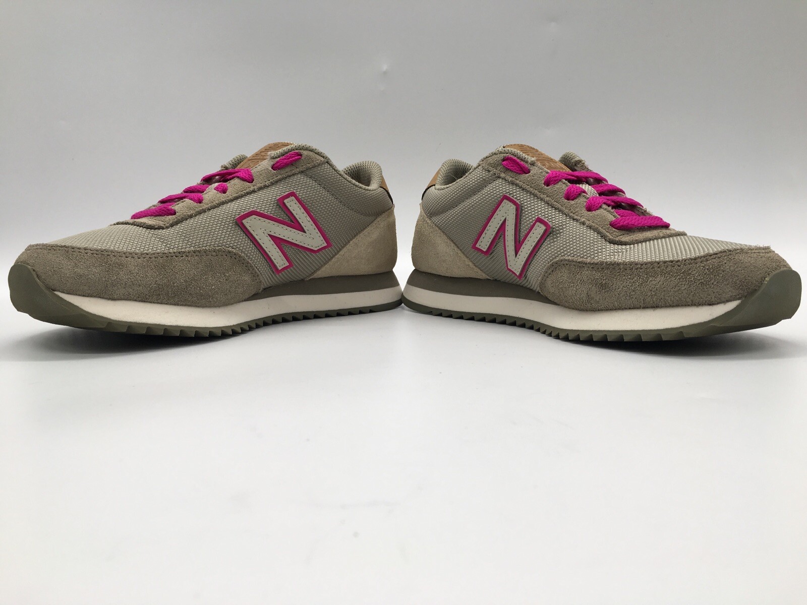 Women's Taupe New Balance 501 Classic Sneaker Shoe Si… - Gem