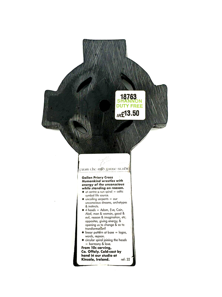 Gallen Priory Cross Celtic Irish The Wild Goose Studios 6 1/2” Cold Cast | eBay