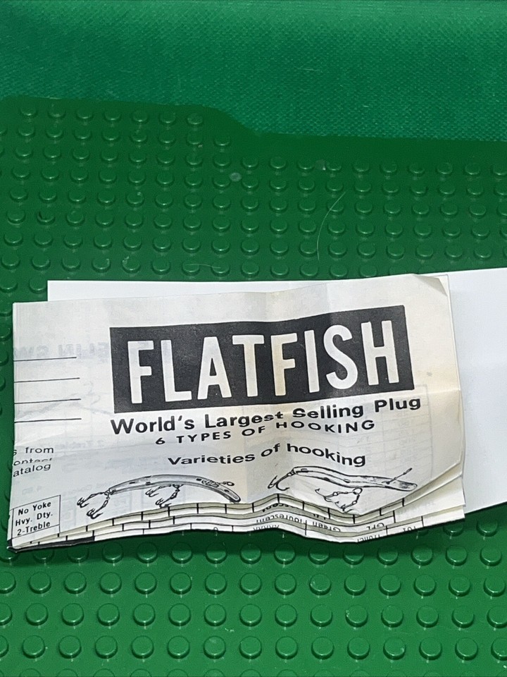 Vintage Helin’s. FlatFish Lure #F4 Used In Box See Pic | eBay