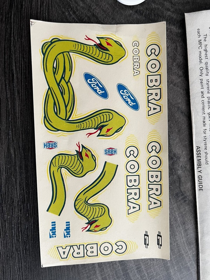 Mustang Two King Cobra Model Kit By MPC 1/25, Issued In 1977. | eBay