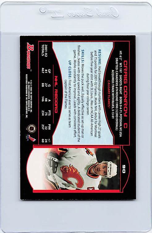 2002/03 Bowman #90 Craig Conroy Flames Signed Auto *H1131 | eBay