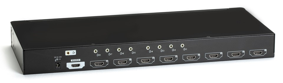 Black Box 1x8 HDMI Splitter with Audio 700604210965| eBay