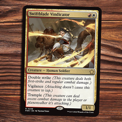 Swiftblade Vindicator - Near Mint - Foundations - Magic the Gathering ...