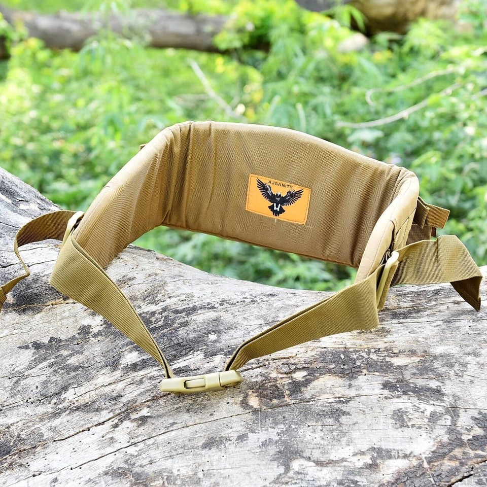 Coyote Military Alice Pack Kidney Pad Waist Strap Belt Camping Carry ...