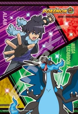 300 pieces Jigsaw Puzzle Pokemon Alain & M Charizard X (26x38cm) 300 ...