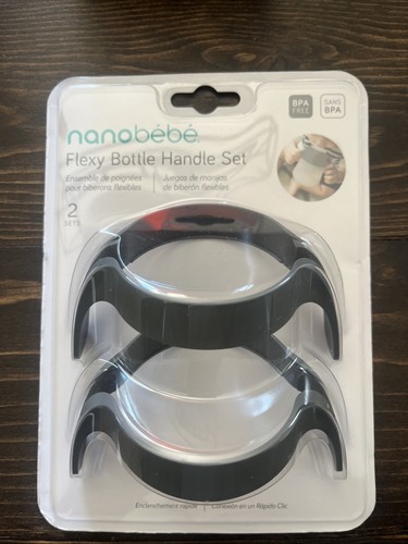 Nanobebe Flexy Bottle Handles Easy-Grip Ergonomic Handles Transitional ...