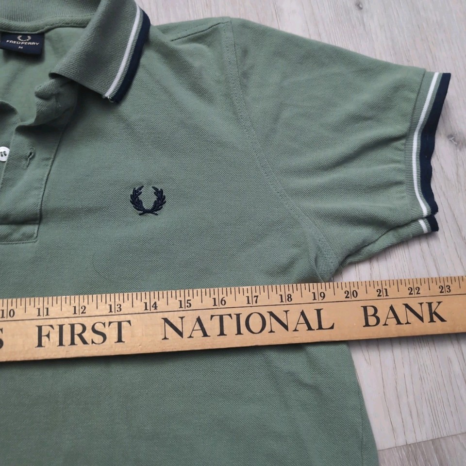 Fred Perry M3600 twin tipped polo Mens Medium Multi Color Fred Perry ...