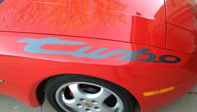 86 87 88 89 90 91 PORSCHE 944 TURBO S 951 FENDER DECAL STICKER EMBLEM ...