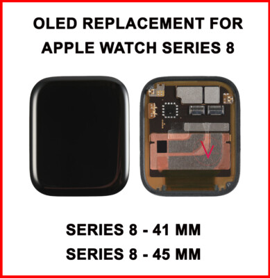 For Apple Watch iWatch Series 8 OEM OLED LCD Display Screen Replacement ...