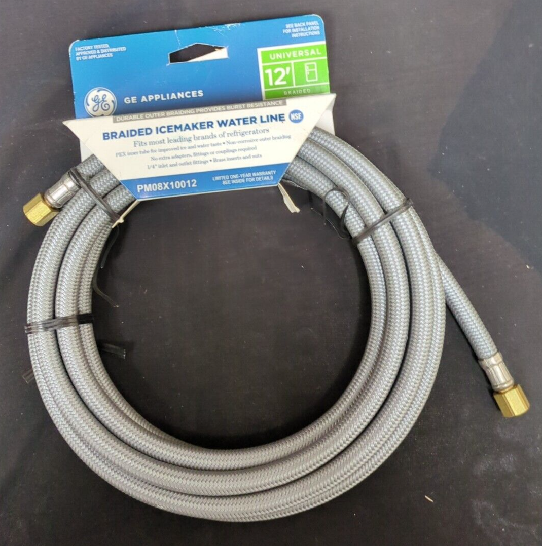 GE - Braided Icemaker Water Line- 12 ft. | eBay