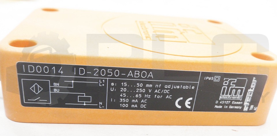 NEW IFM ELECTRONIC ID-2050-ABOA INDUCTIVE SENSOR 20-250V AC/DC ID0014 ...
