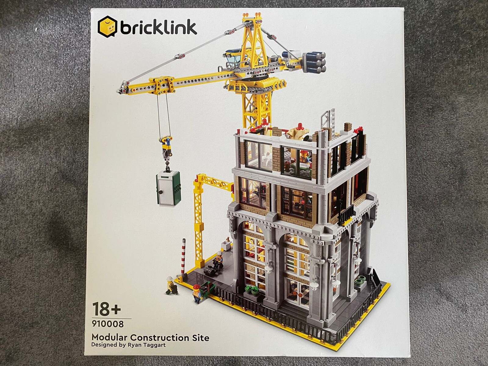 LEGO Modular Construction Site 910008 Bricklink Designer Wit Box, Figs ...
