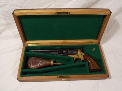 REVOLVER PRESENTATION CASE DISPLAY BOX for Colt Navy,1851,Army ...
