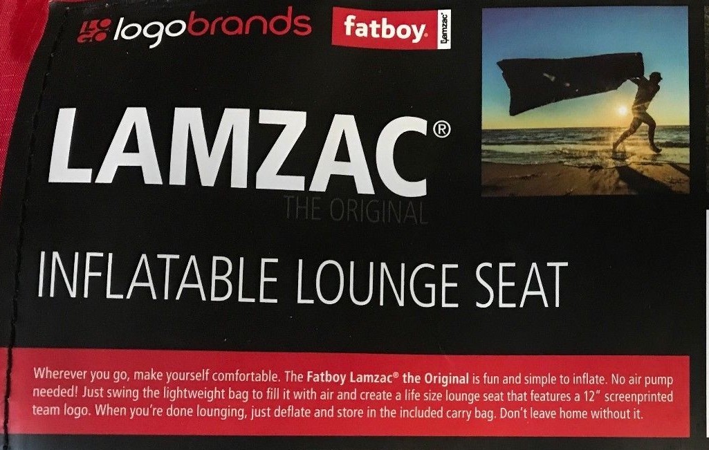 Lamzac Fatboy Ohio State Buckeyes Inflatable Lounge Seat NEW OSU ...