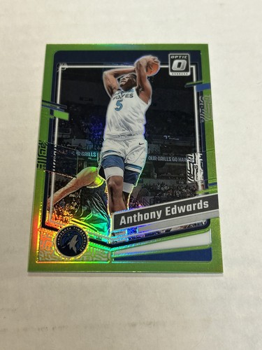 2023-24 DONRUSS OPTIC ANTHONY EDWARDS 135/149 LIME GREEN PRIZM ...