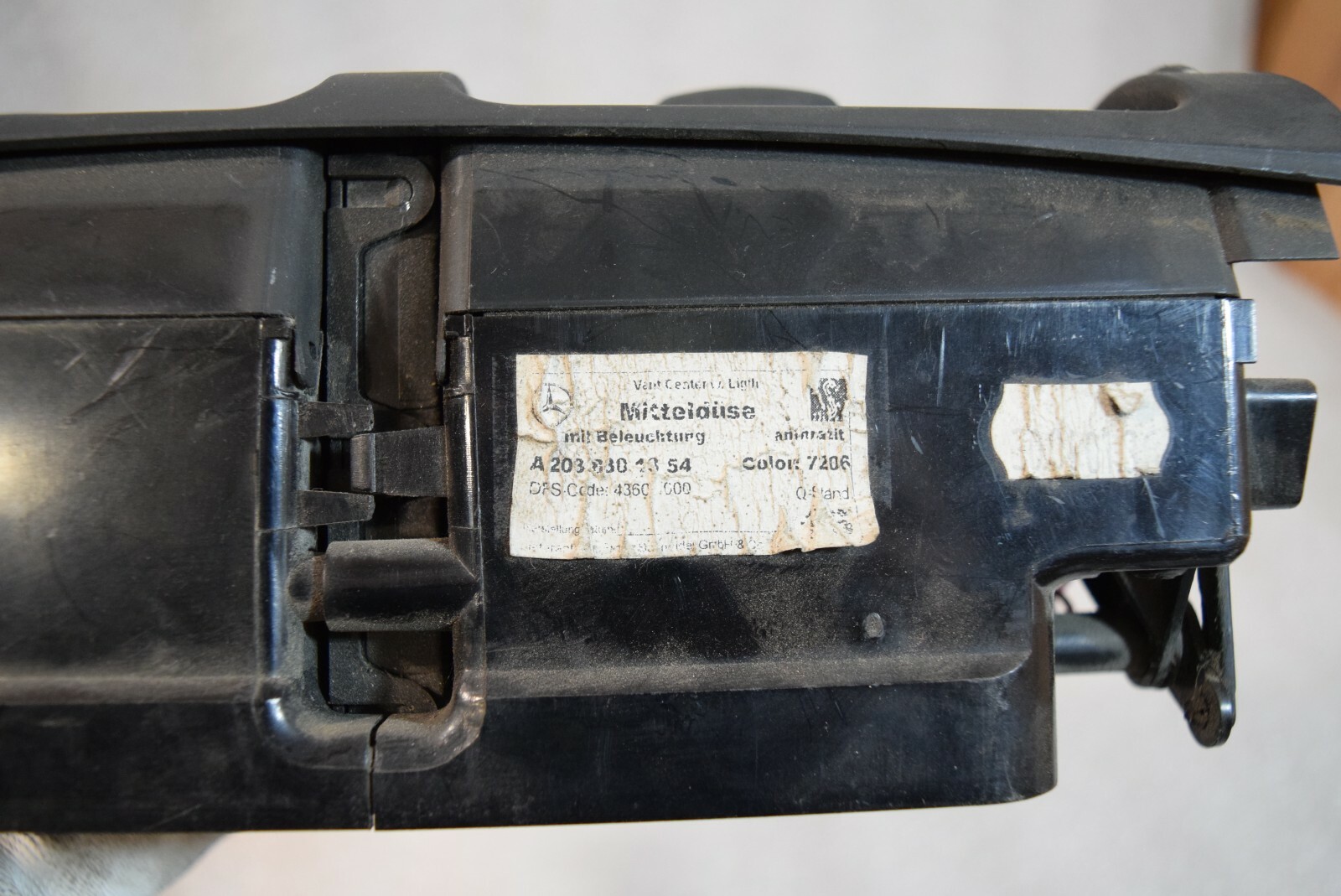 MERCEDES C320 W203 A/c Central Vent Unit 2038301354 for sale online | eBay