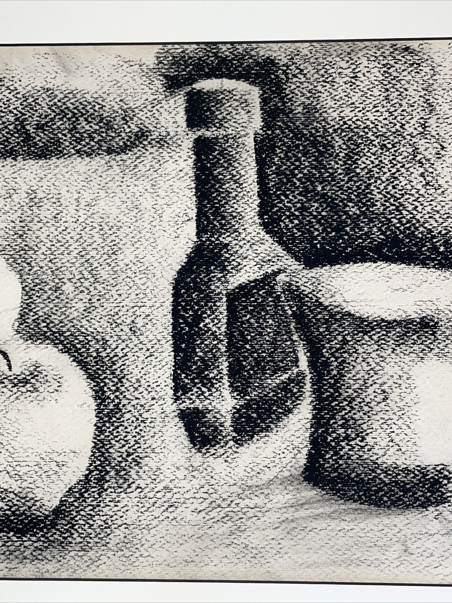 Still Life Black And White Drawing