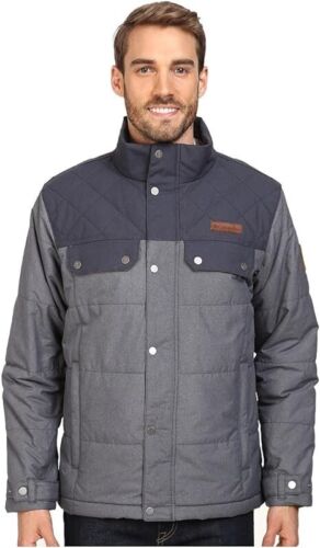 Columbia Men's NWOT Gray/blue Insulated Ridgestone Water Resistant ...