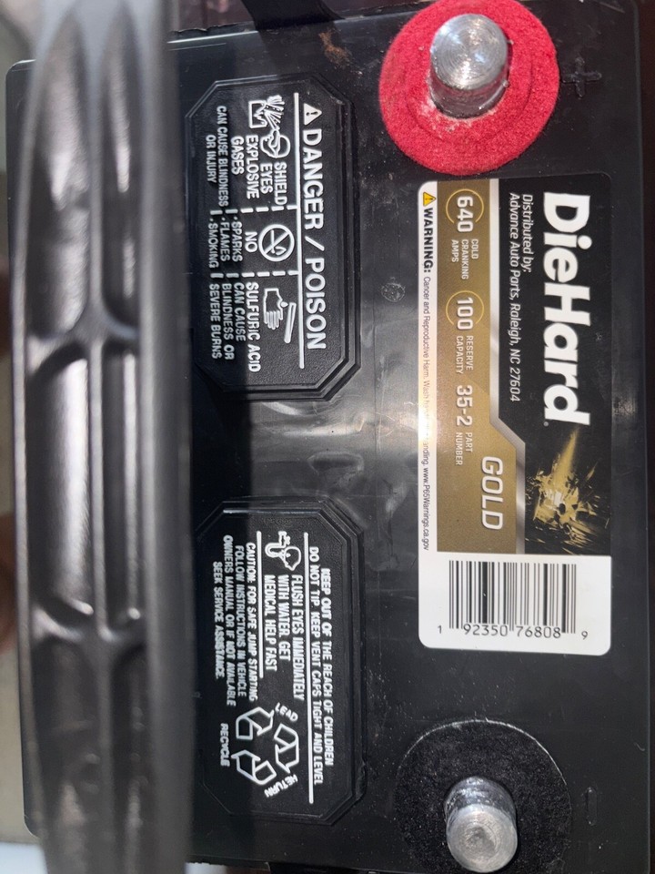 Diehard Gold 35-2 Part Number Car / Truck Battery | eBay