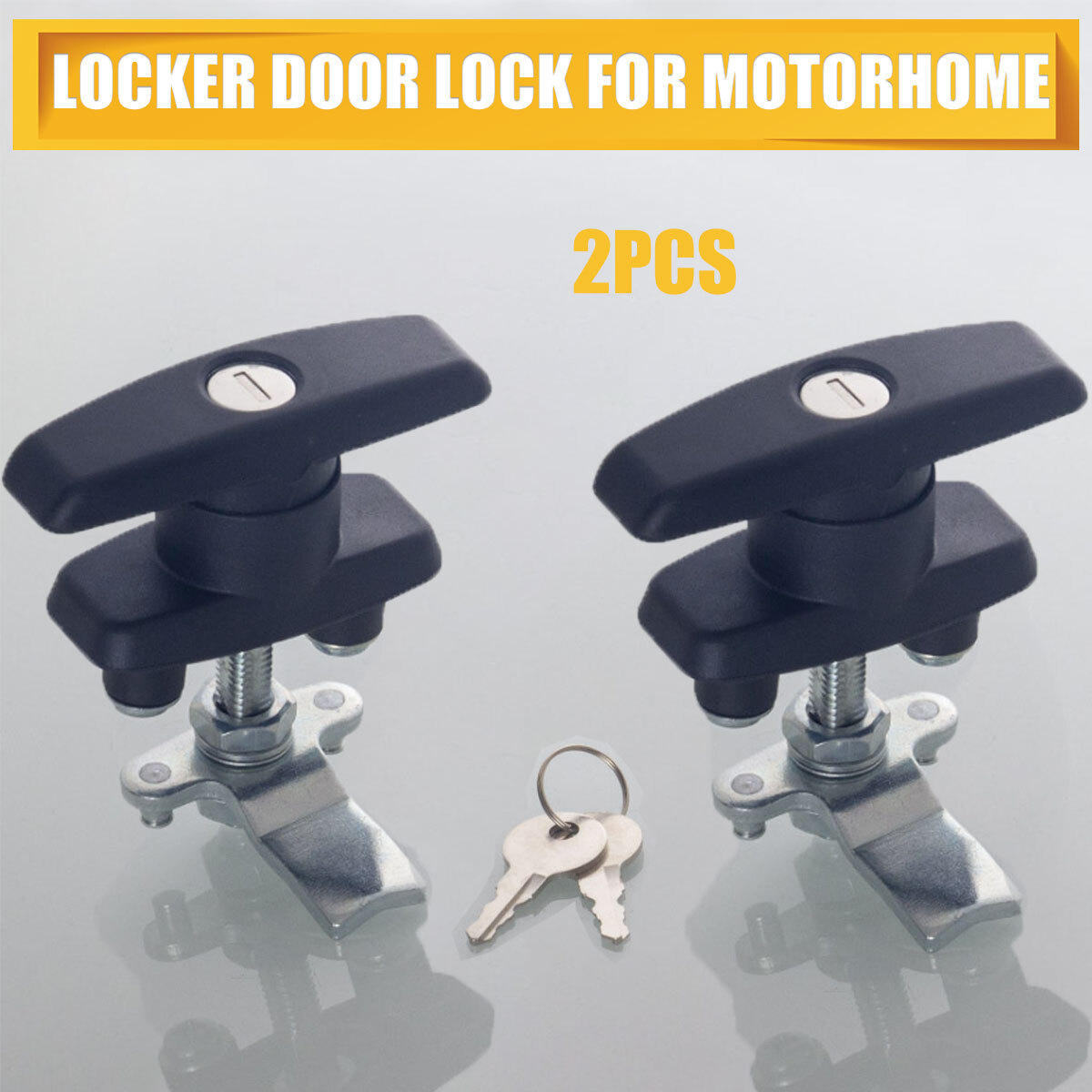 Pair Caravan Motorhome battery gas locker Switch Cabinet compartment ...