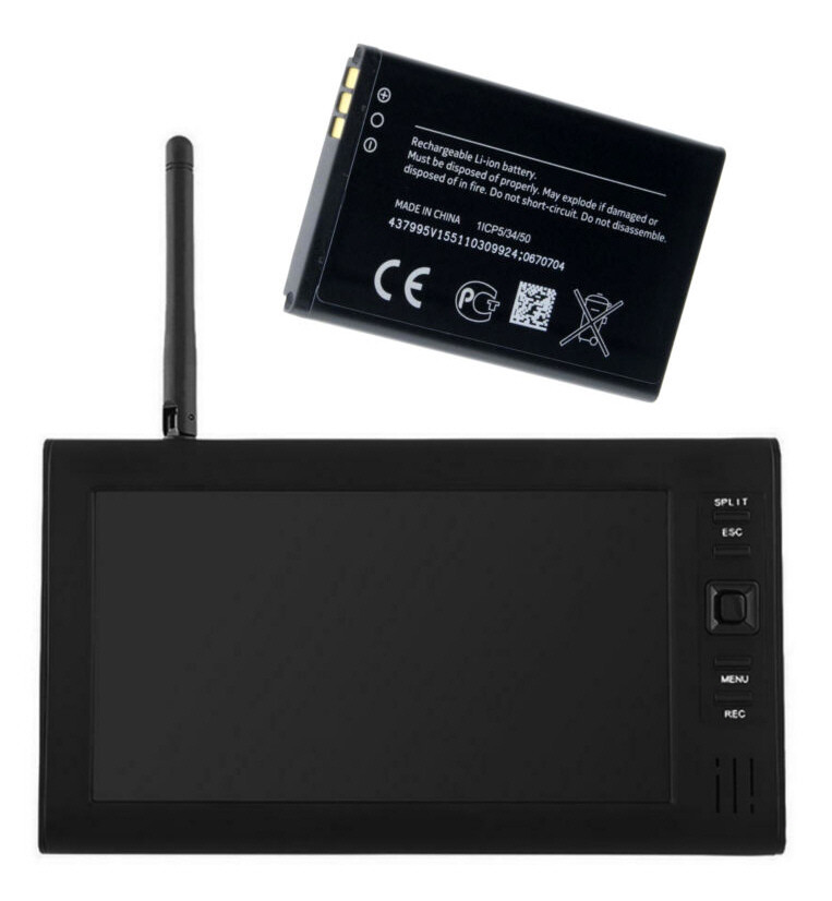 NEW Battery for the SY602C 7" Digital Wireless DVR CCTV Receiver ...
