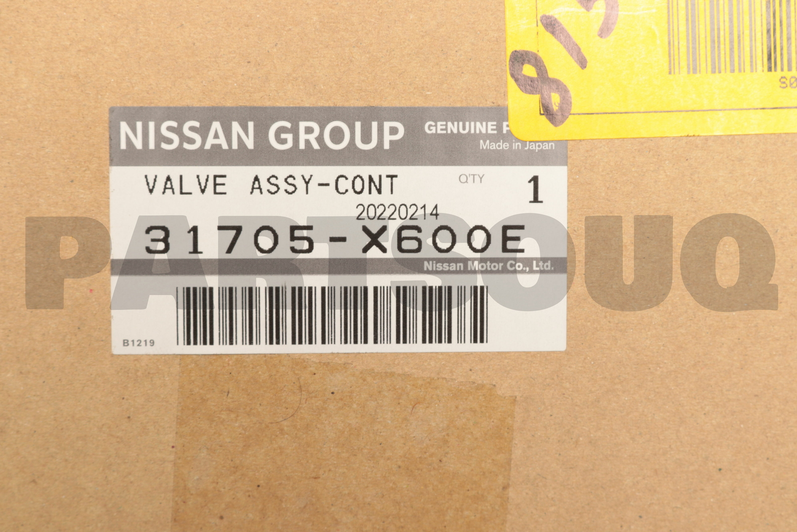 31705X600E Genuine Nissan Valve ASSY Control 31705-x600e for sale ...