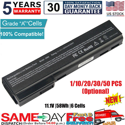 LOT CC06 Battery For HP ProBook 6360b 6460b 6470b 6560b 6565b 6570b ...