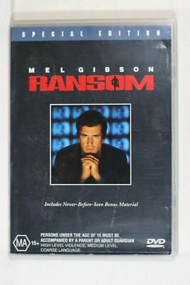 Ransom (DVD 2002) 1996 movie Mel Gibson Region 4 PAL Preowned (D826 ...