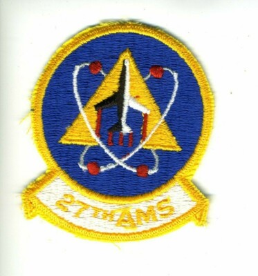 USAF 27th AMS AVIONICS MAINTENANCE SQUADRON patch 3 X 2-1/2 PATCH | eBay