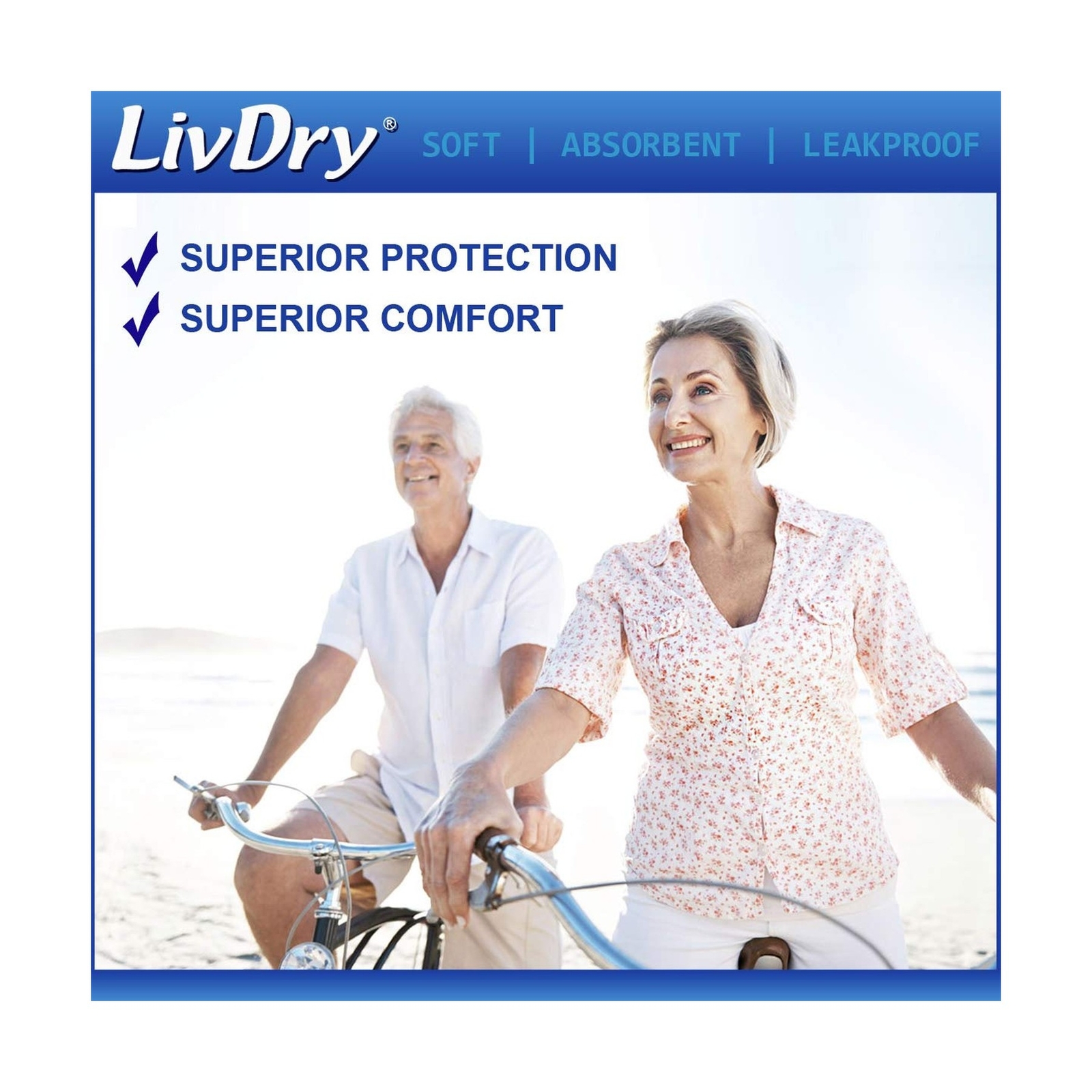 LivDry Ultimate Adult Incontinence Underwear, High Absorbency, Leak ...