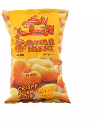 10X Qatar Pafki Tasty Fried Crispy Corn Curls Cheese Chips 25 gr بفكي ...