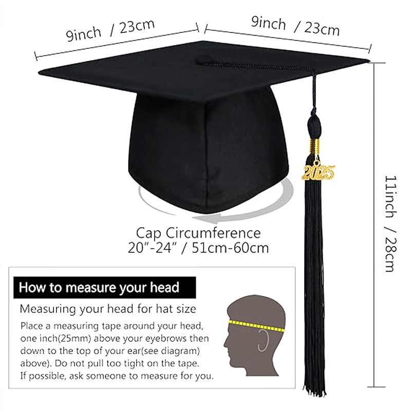 Unisex Graduation Hat Commencement Academic Hat School Event Ceremony ...
