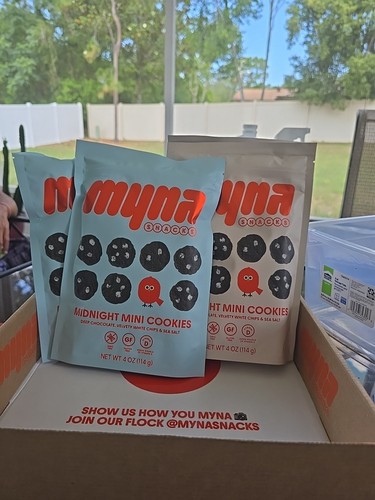 Myna Snacks 4 Pack Gluten Free Plant Based | eBay