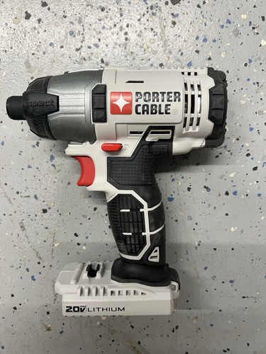 PORTER CABLE Cordless 20V Impact Driver PCC641 BARE TOOL Lithium 20 V ...