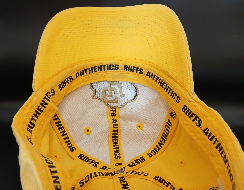 Yellow CU Buffaloes Ralphie Logo Dad Hat Baseball Cap Buffs Authentic ...