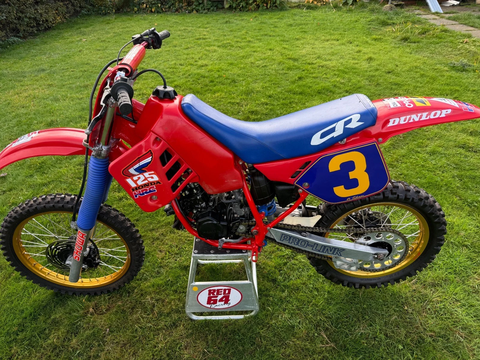 1987 Honda CR 125 R H Classic Evo Motocross Bike - Bike Years - 1980s