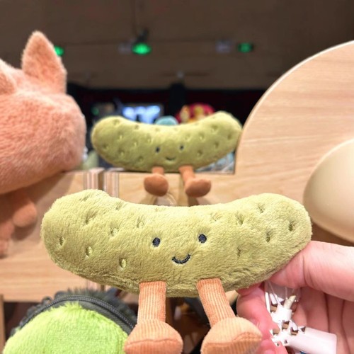 Jellycat Amusable Green Sour Pickle Plush Toy Cute Collectible Soft ...