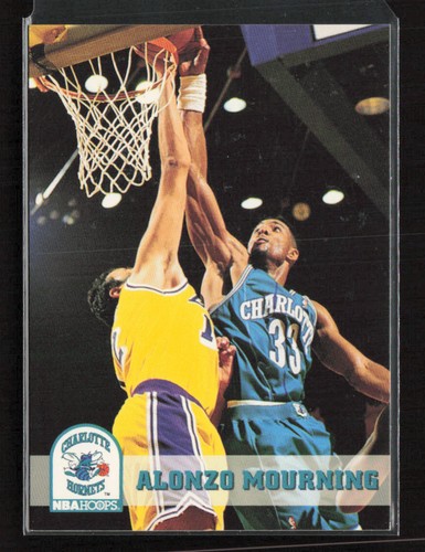 1993-94 Hoops #23 Alonzo Mourning Charlotte Hornets Near Mint or Better | eBay
