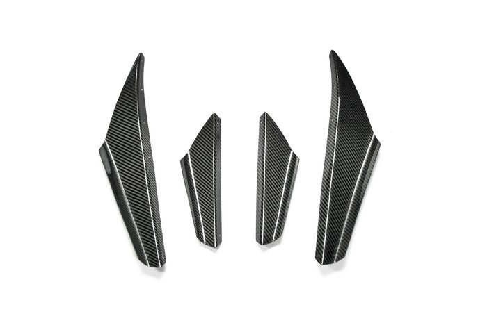 For Honda EK Civic Rear Roof Spoiler/Bumper Canards/Rearview Mirror ...