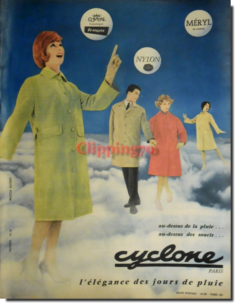 Advertising 1959 - Cyclone Clothing - (Advertising Paper) | eBay UK
