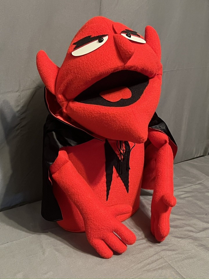 Devil Puppet With Cape - Excellent Quality And Condition - Rare | eBay