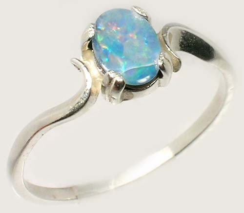 Antique Australian Black Opal Ring Ancient Persia Rome Lightening Greek ...