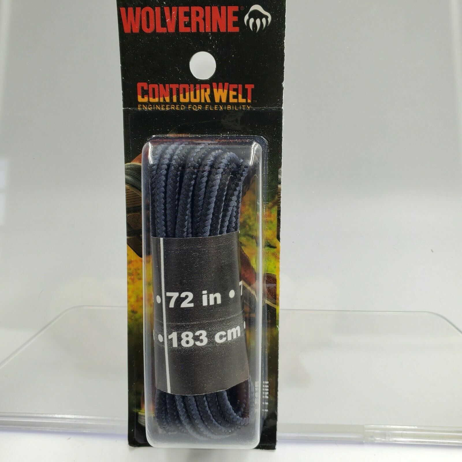 New In Package Wolverine Contour Welt Black Boot Laces 45" Or 72" Made ...