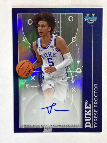 2024 Bowman University Tyrese Proctor Prodical Playmakers Auto #PPA-TP ...