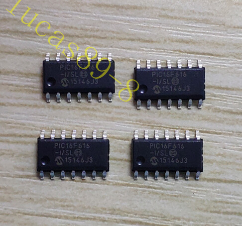 5 x PIC16F616-I/SL 14-Pin Flash-Based, 8-Bit CMOS Microcontrollers | eBay