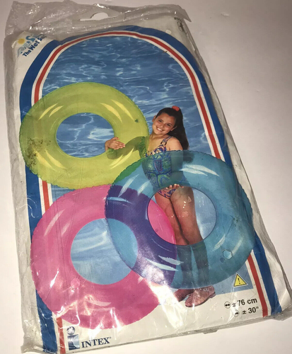 Vtg Intex Wet Set Float Ring Inflatable Inner Tube Tire Vinyl Plastic ...