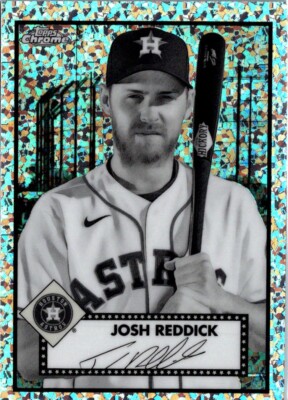 2021 Topps Chrome Platinum #403 Josh Reddick Anniversary Diamonds Card | eBay