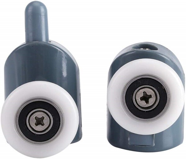 4 Pcs Shower Screen Door Rollers Runners Wheels 25mm Top & Bottom ...