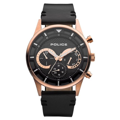 Police Men's Multifunction Driver Watch 45mm PVD Rose Gold Case | eBay