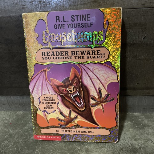 Give Yourself Goosebumps #3: Trapped in Bat Wing Hall - 1st Edition R.L ...